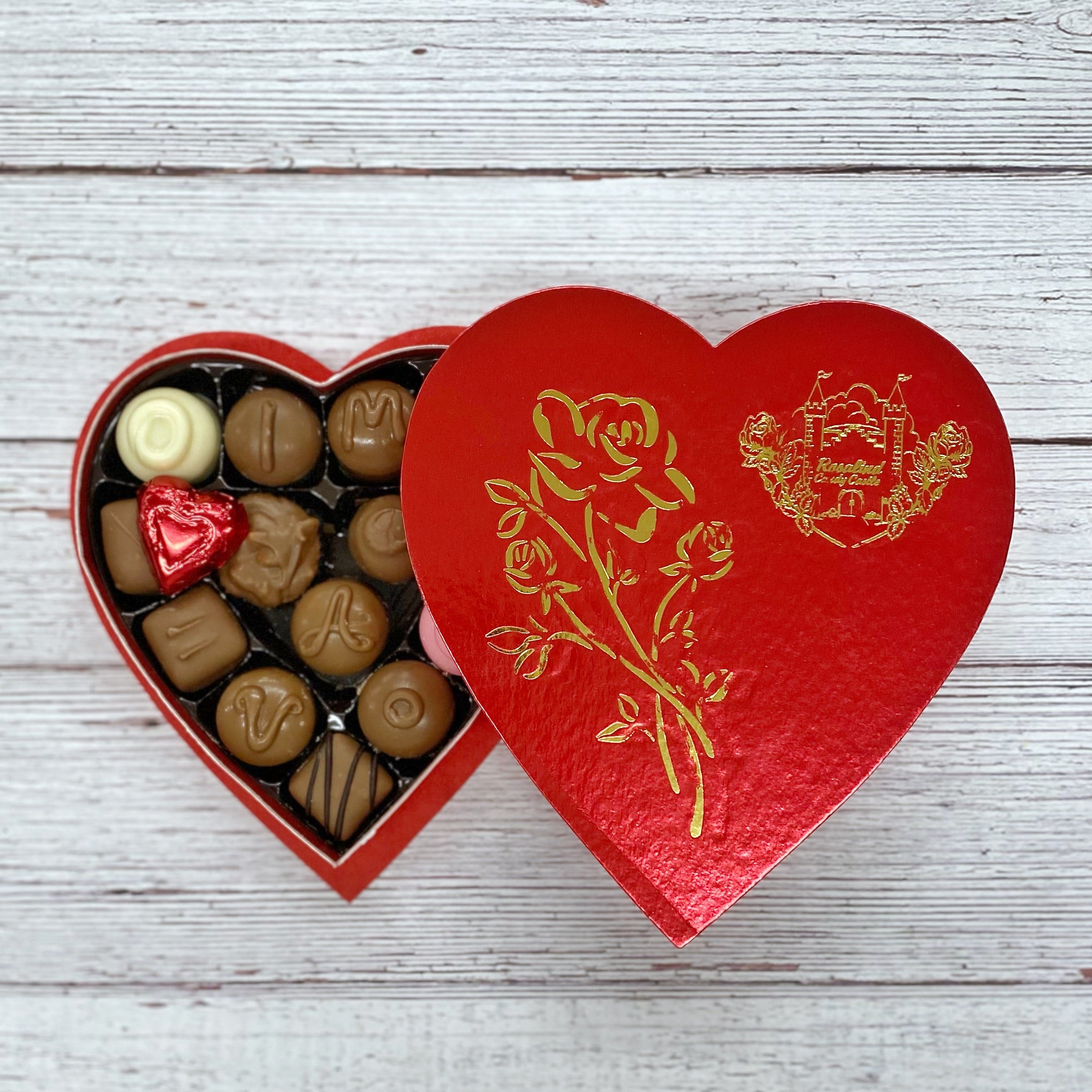 8oz Rose Heart Assortment – Rosalind Candy Castle